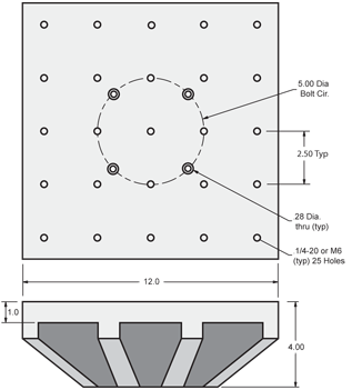Labworks Inc.- HE-127-12S 12 inch sq. Head Expander