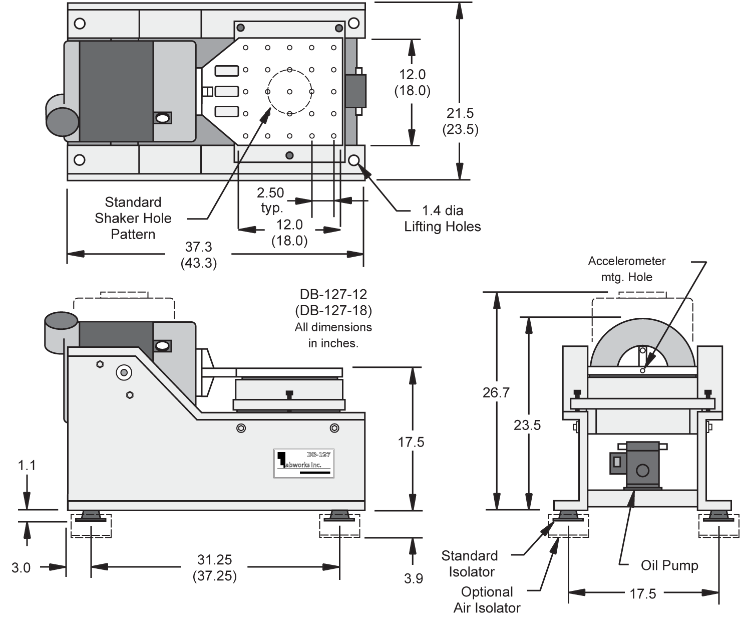 Labworks Inc.- DB-127 DuoBase 12 in Slip Table